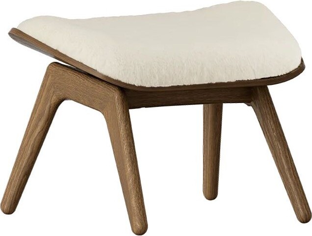 Podnóżek The Reader Teddy na ciemnych dębowych nogach - Umage | FF