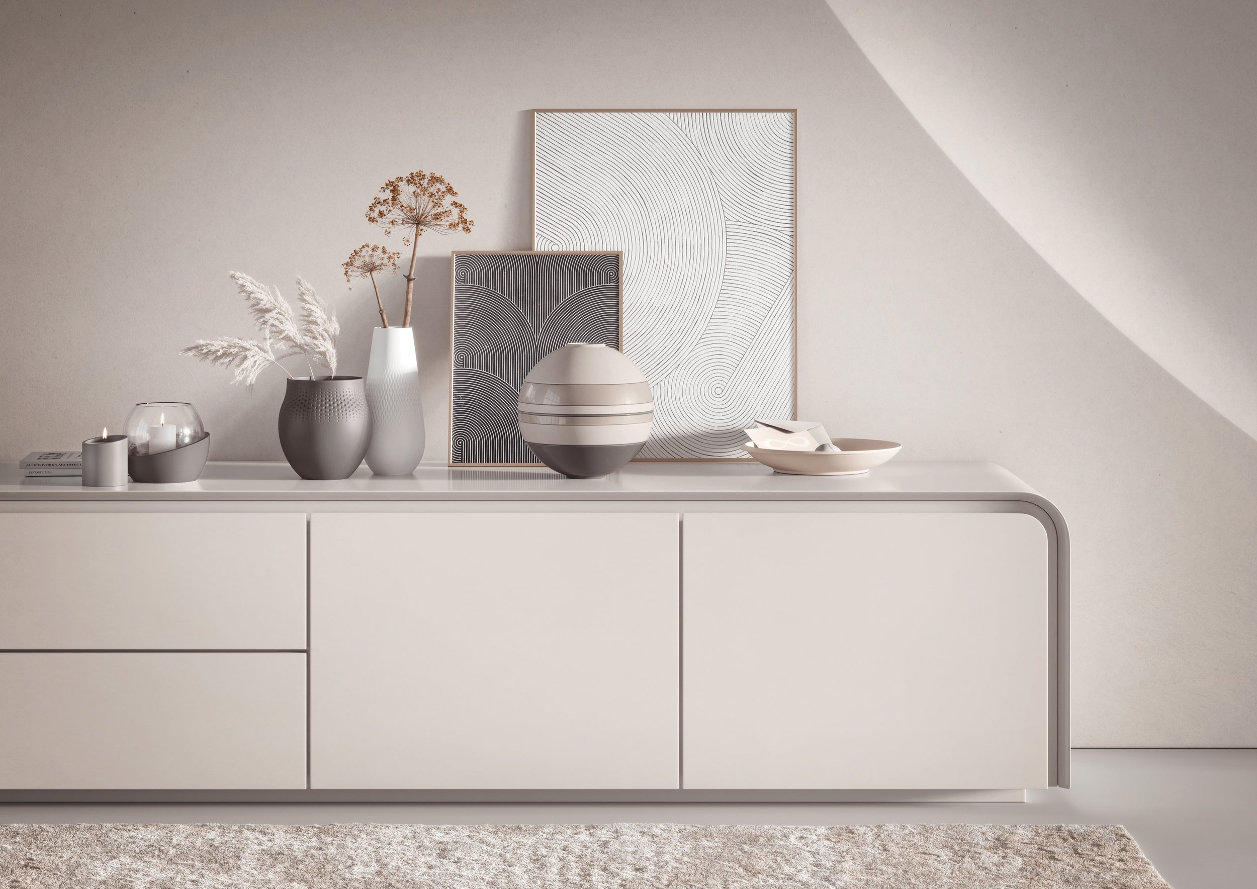 Newmoon Beige Tiefer Teller 29 cm - Villeroy & Boch 10-4291-2700
