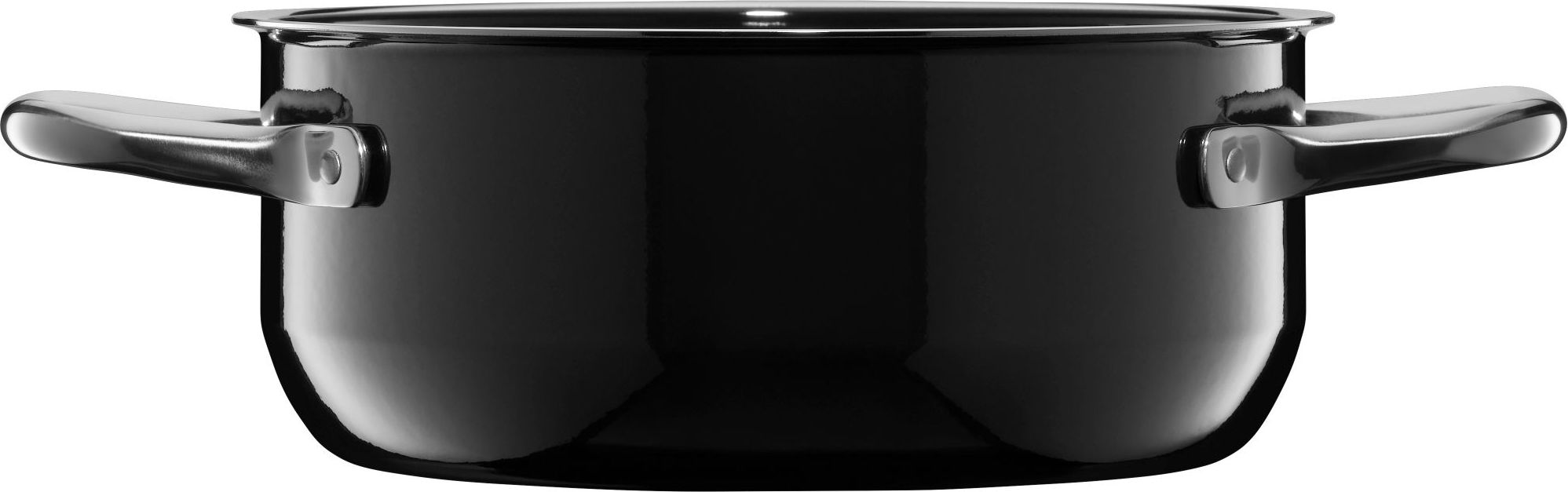 Compact Black Cooking pot low - WMF 515665290 | FormAdore
