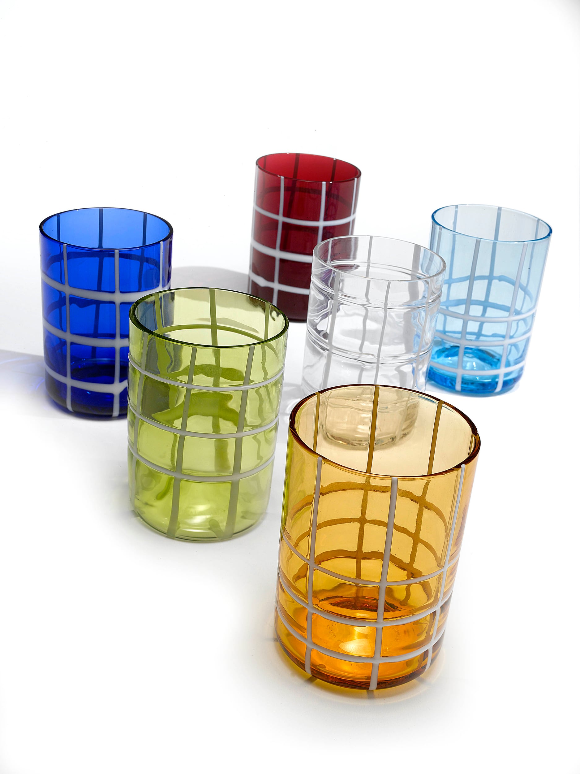Twiddle Wasserglas 350 ml rot - Zafferano TW00111 | FormAdore